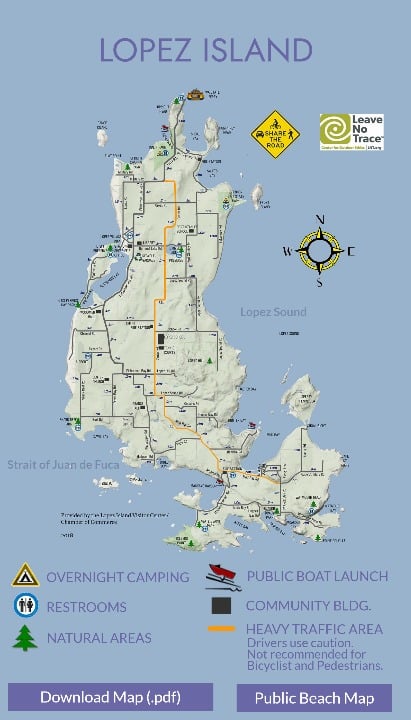 Maps of Lopez Island – Lopez Island Chamber of Commerce